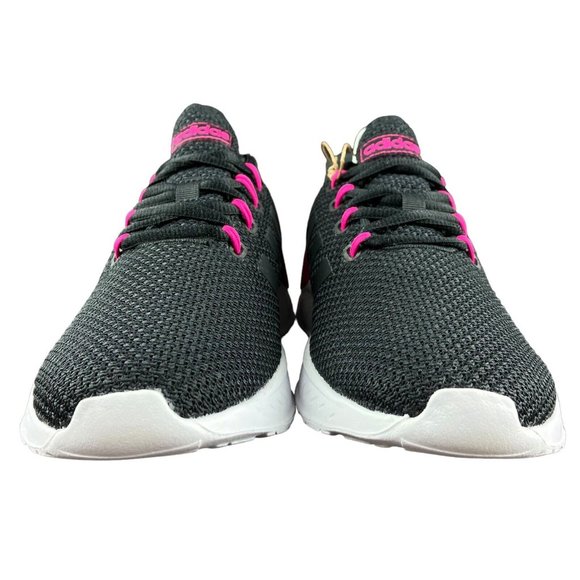 adidas | Shoes | Adidas Youth Girls Questar Flow Nxt Black White Pink ...
